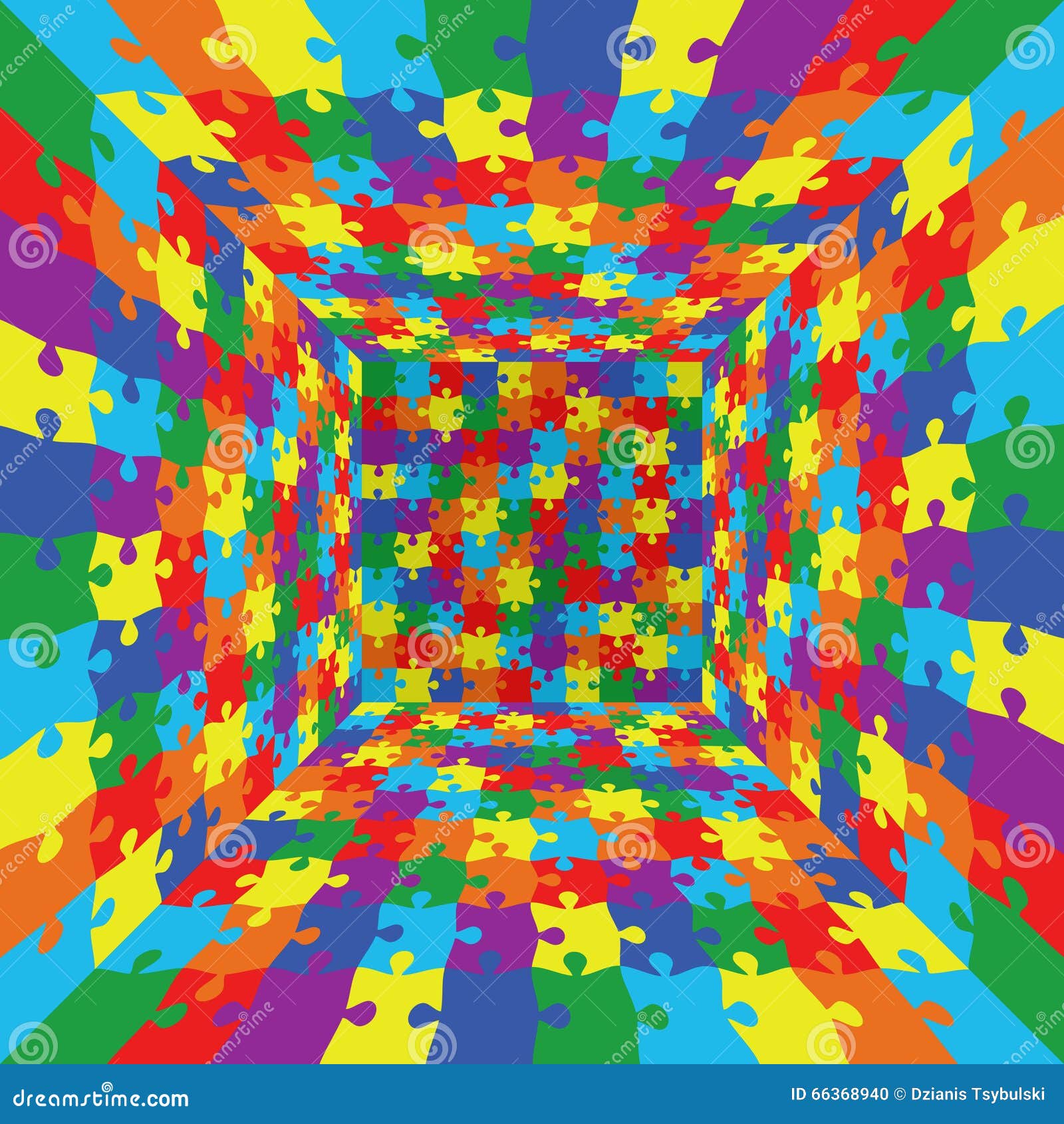 Color Puzzle Background Vector Illustration | CartoonDealer.com #33721508