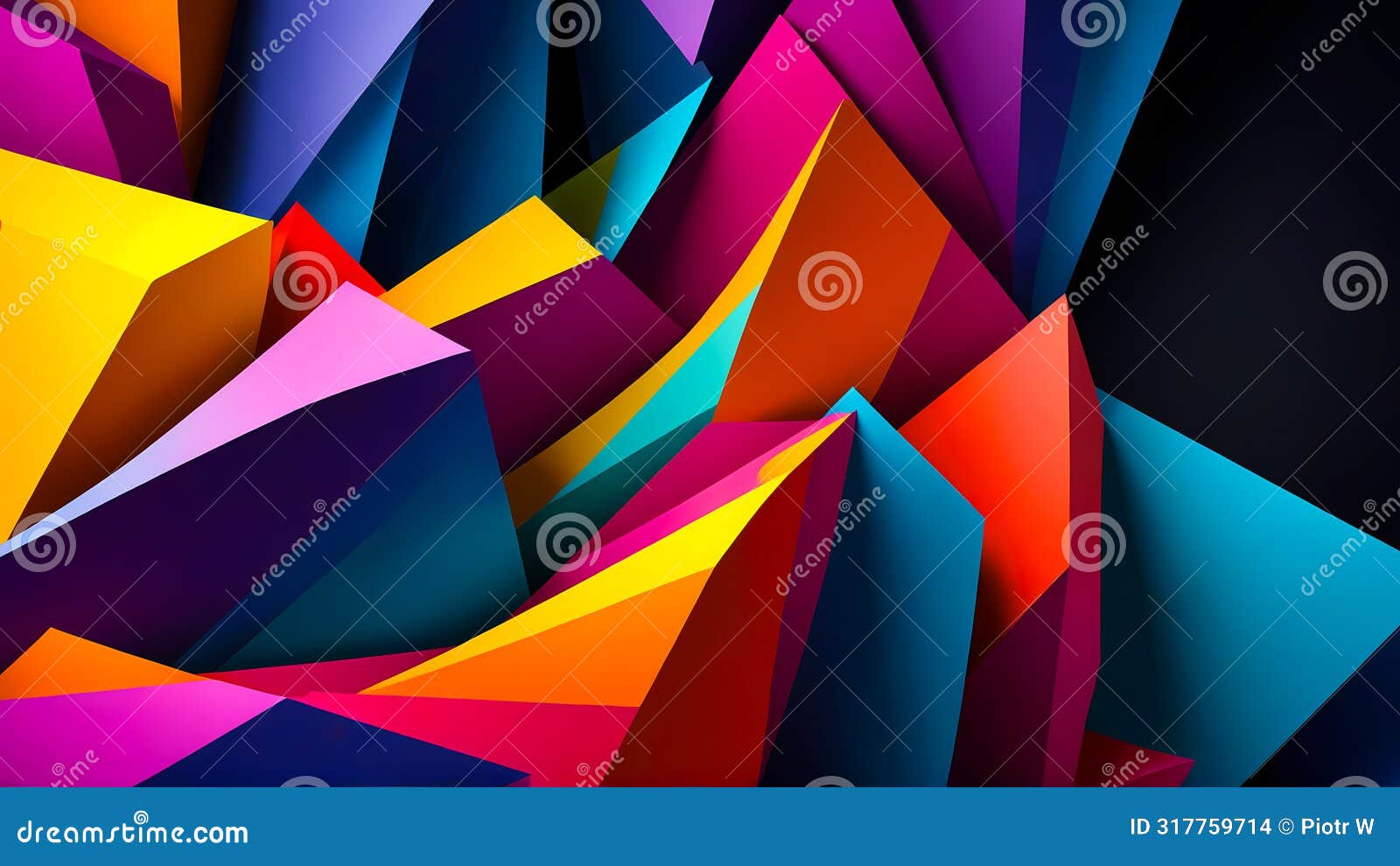 3d Abstract Vivid Colorful 8k Background Shapes Wallpaper Desktop Pc ...