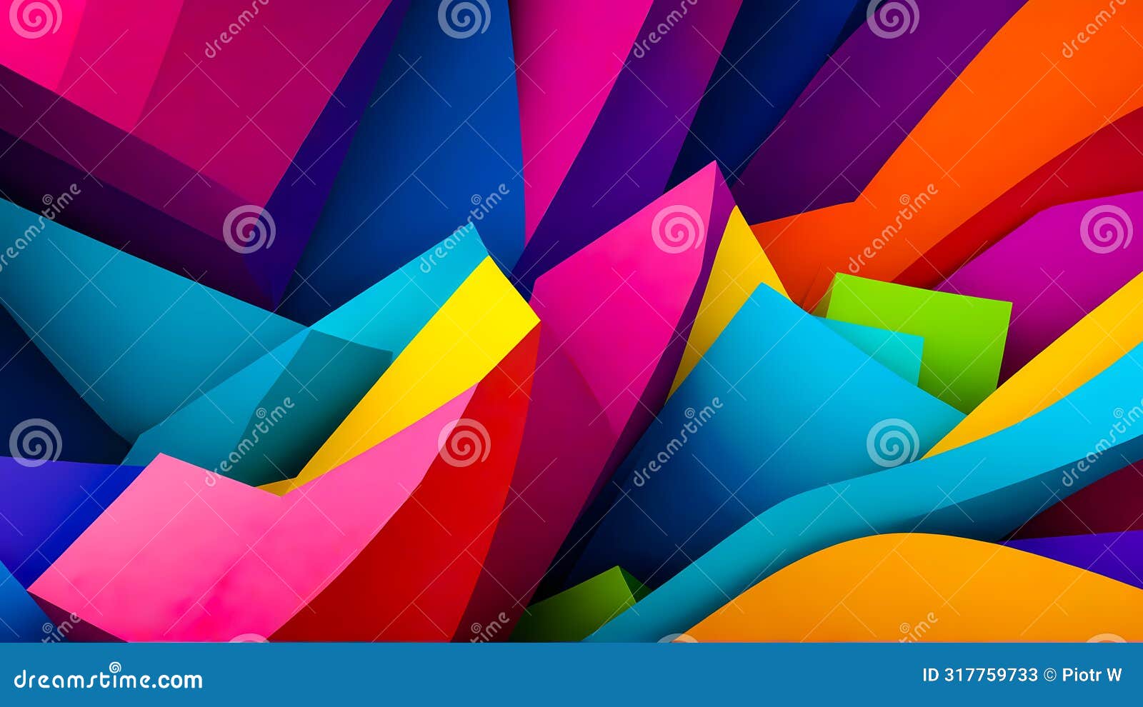 3d Abstract Vivid Colorful 8k Background Shapes Wallpaper Desktop Pc ...