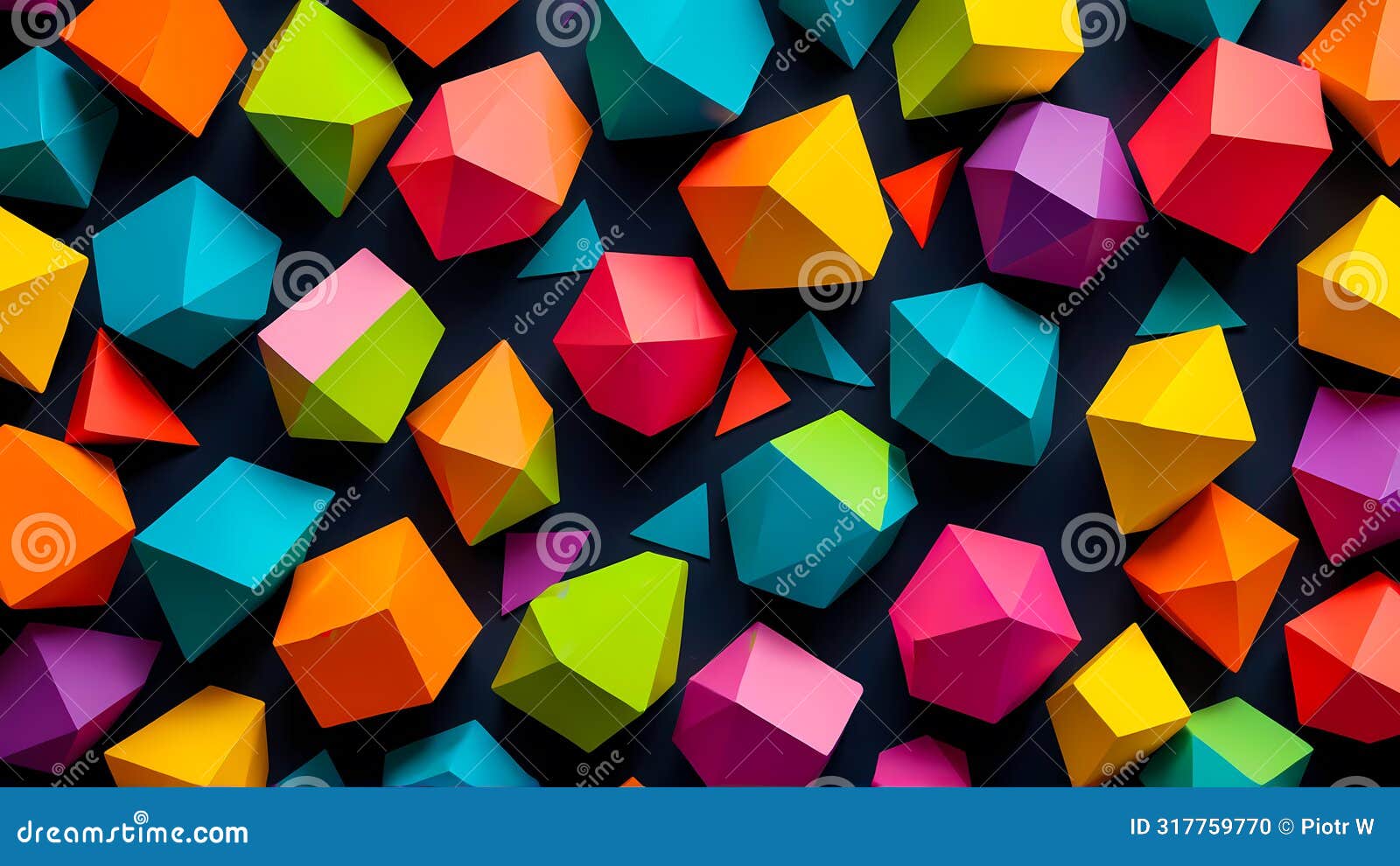 3d Abstract Vivid Colorful 8k Background Shapes Wallpaper Desktop Pc ...