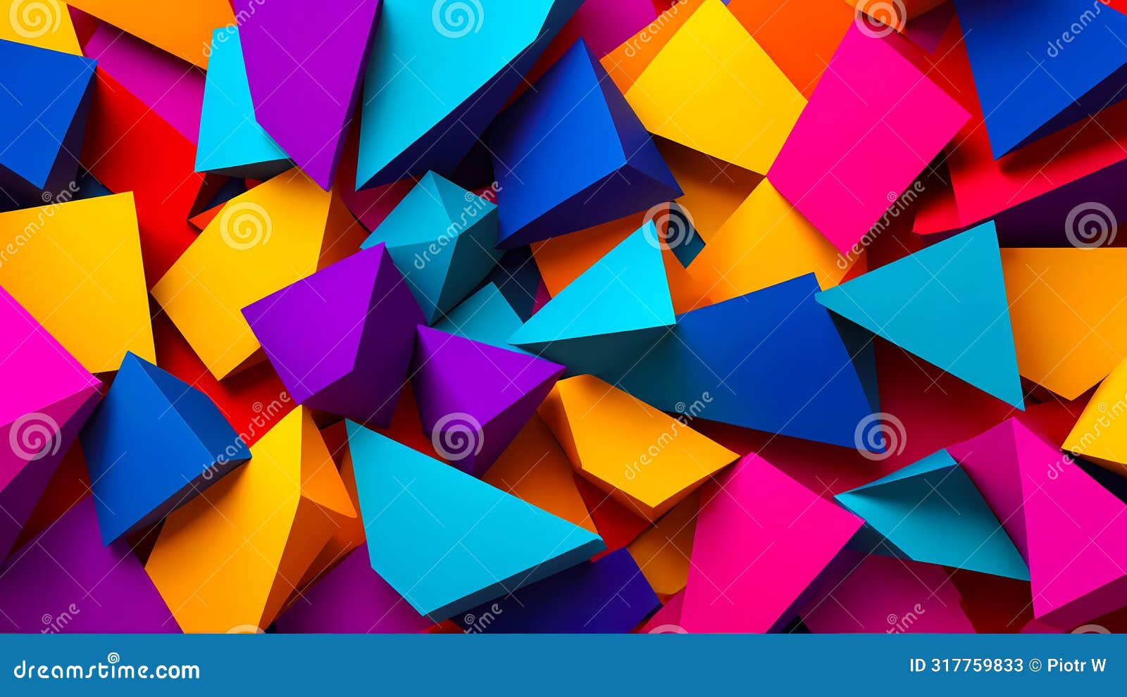 3d Abstract Vivid Colorful 8k Background Shapes Wallpaper Desktop Pc ...