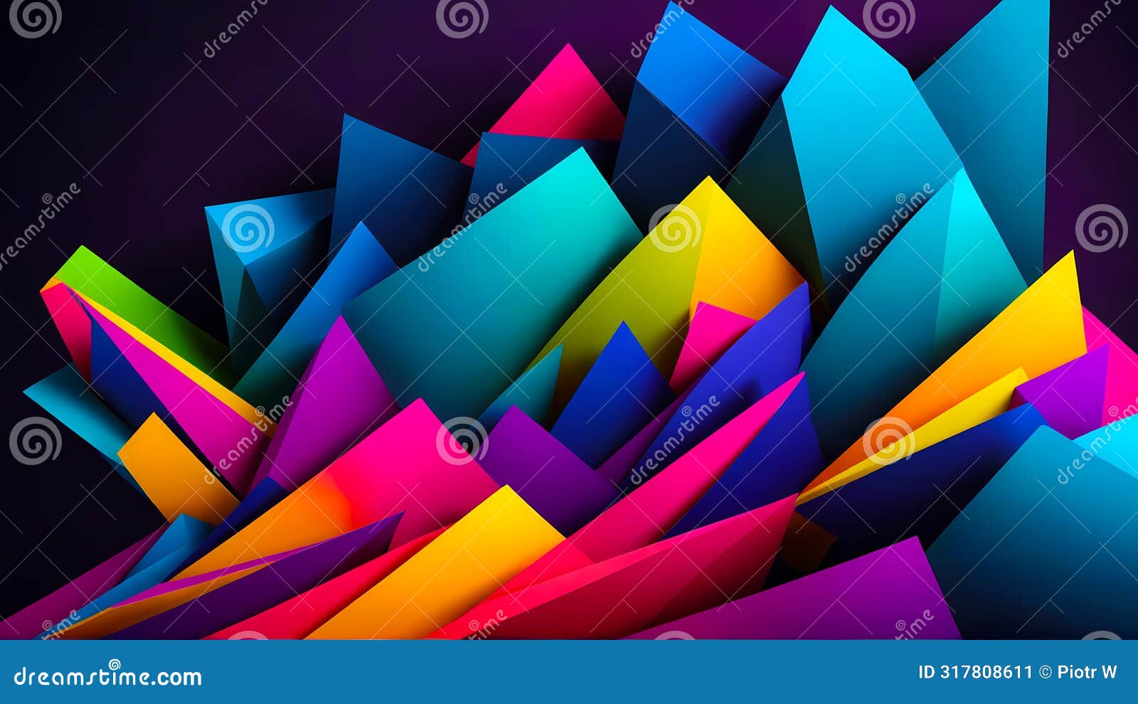 3d Abstract Vivid Colorful 8k Background Shapes Wallpaper Desktop Pc ...