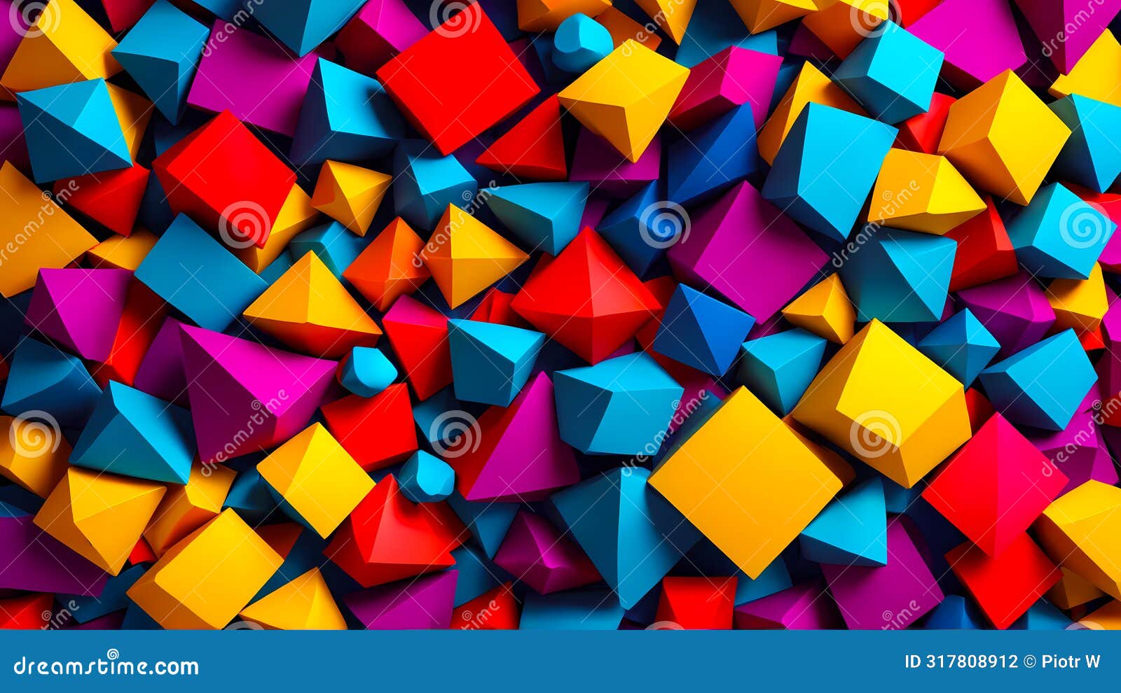 3d Abstract Vivid Colorful 8k Background Shapes Wallpaper Desktop Pc ...