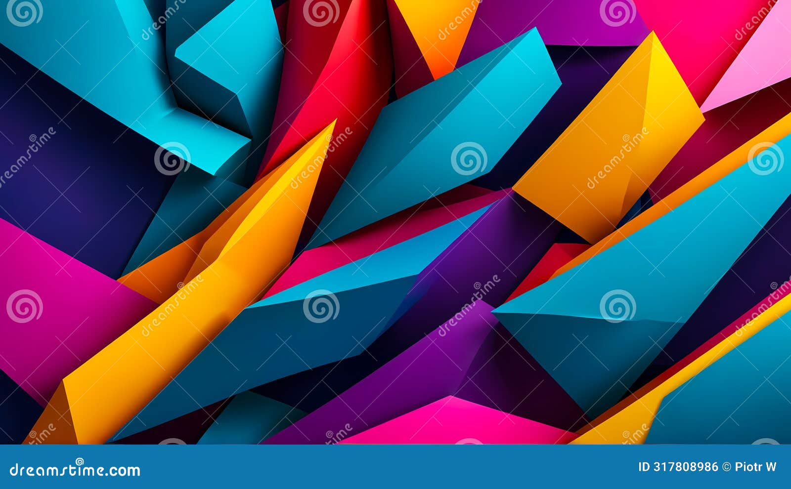 3d Abstract Vivid Colorful 8k Background Shapes Wallpaper Desktop Pc ...