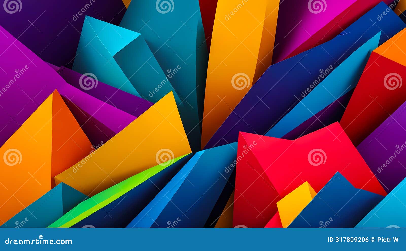 3d Abstract Vivid Colorful 8k Background Shapes Wallpaper Desktop Pc ...