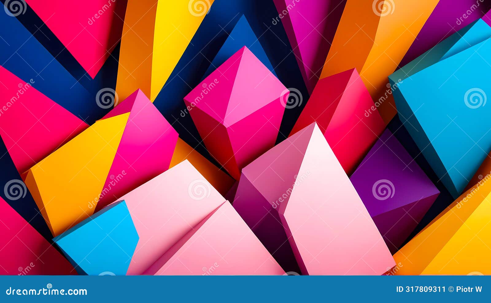 3d Abstract Vivid Colorful 8k Background Shapes Wallpaper Desktop Pc ...