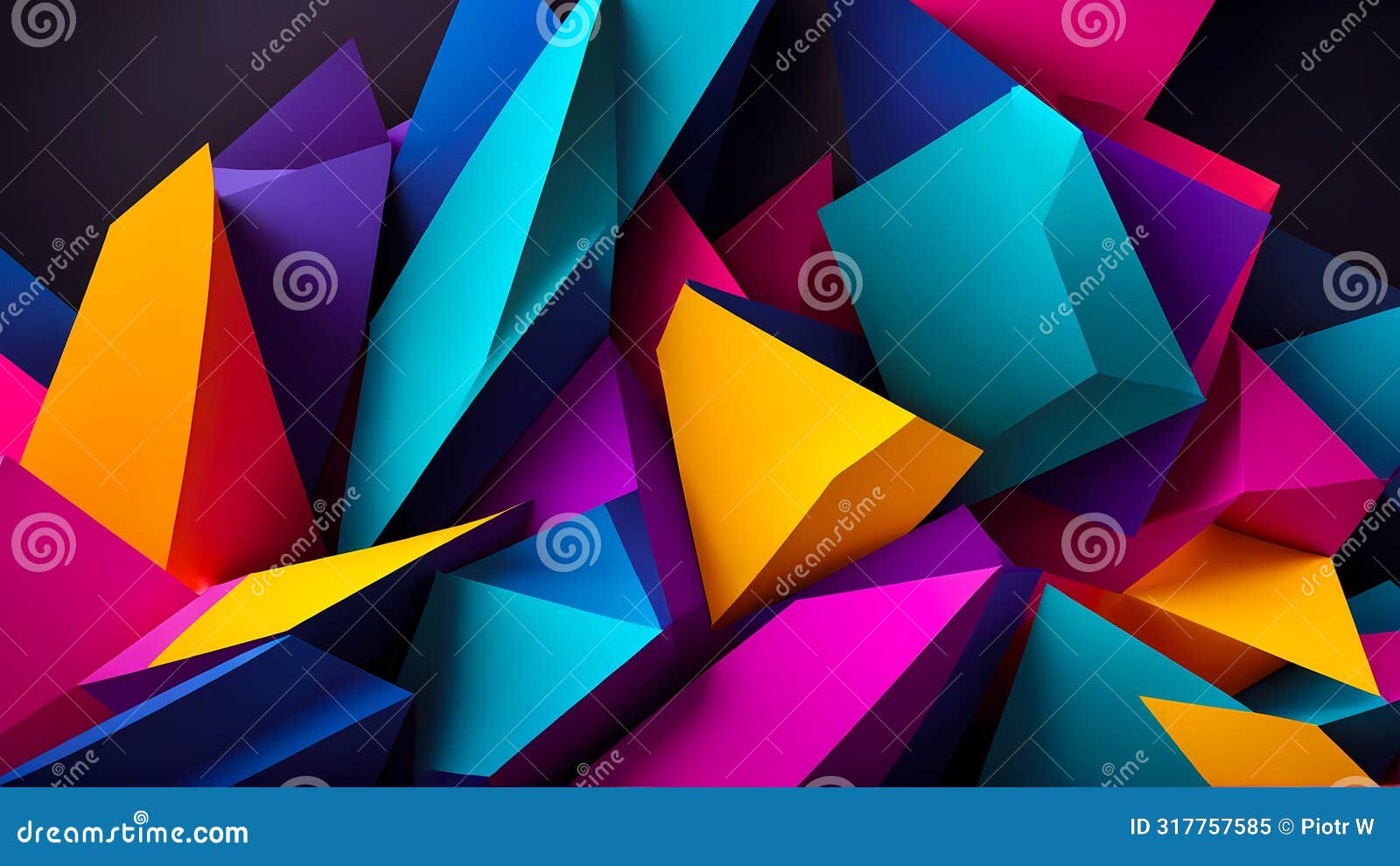 3d Abstract Vivid Colorful 8k Background Shapes Wallpaper Desktop Pc ...