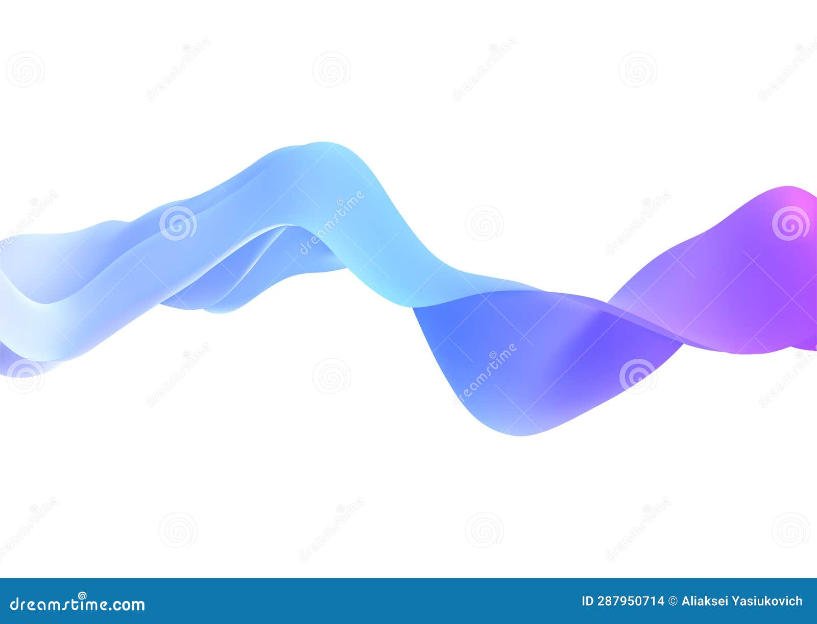 3d abstract wave. stock illustration. Illustration of object - 287950714