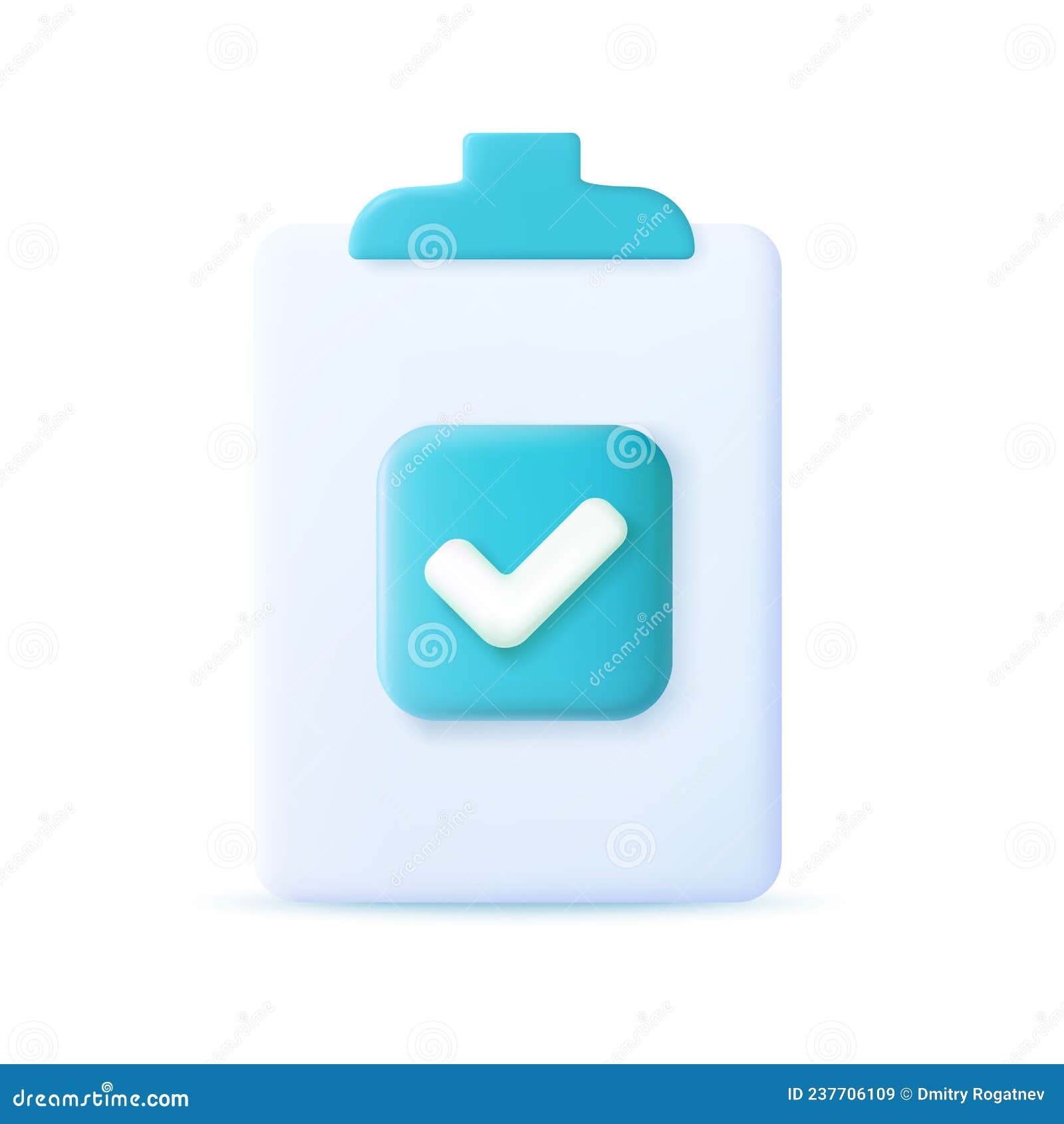 3d Accept Icon stock vector. Illustration of correct - 237706109