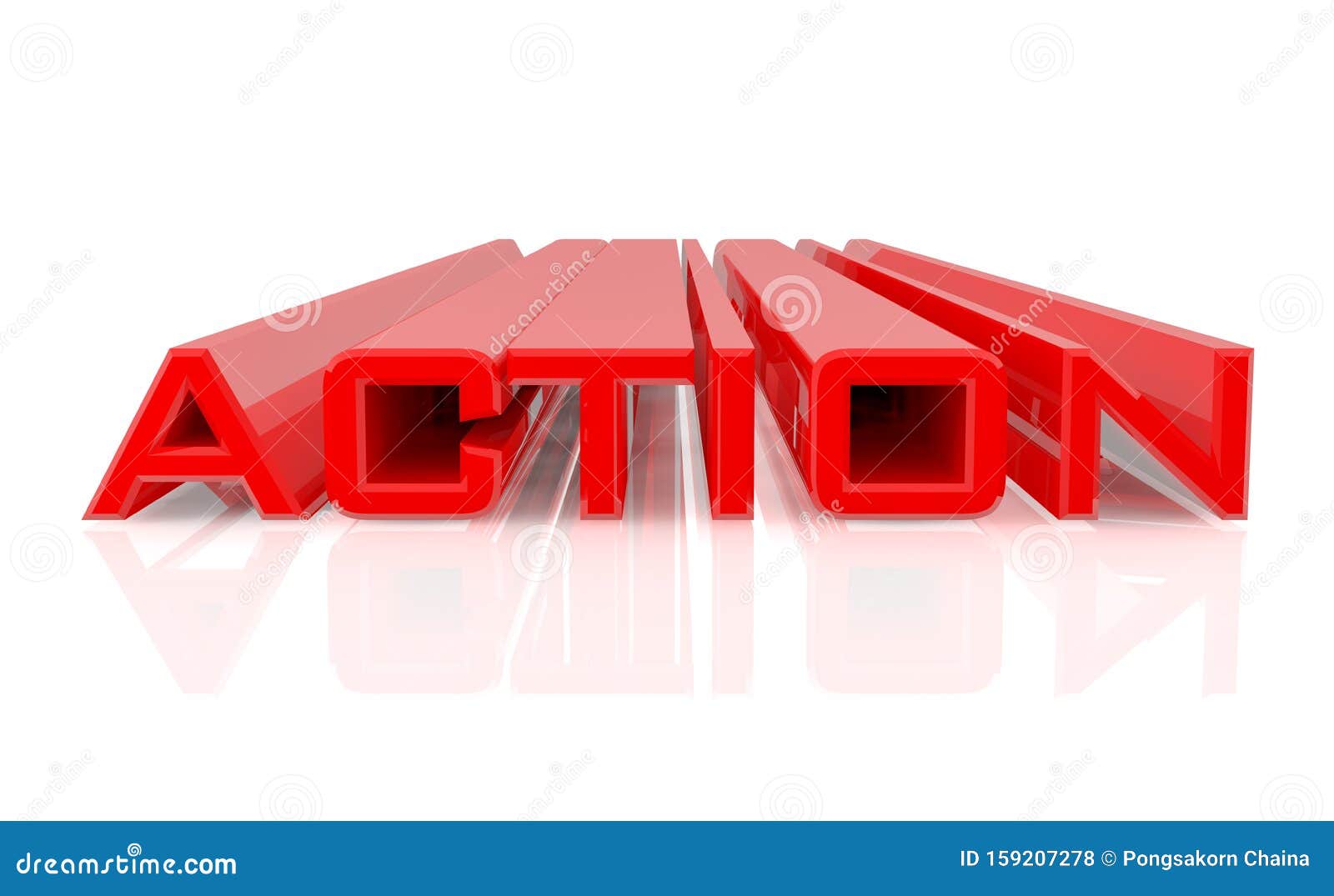 Action In Word Cloud Shows Inspired Activity Stock Photography ...