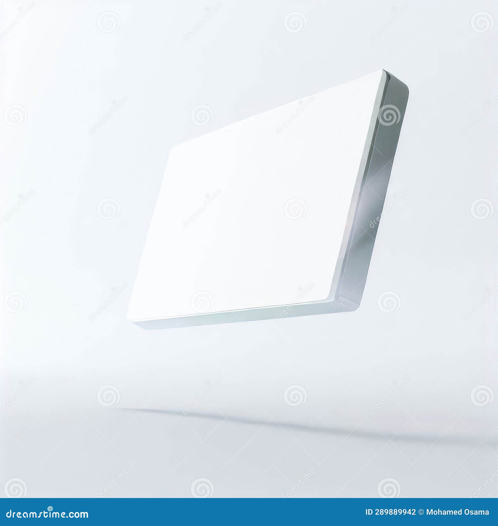 3d Ai Generated Mockup of Blank Board Stock Illustration - Illustration ...