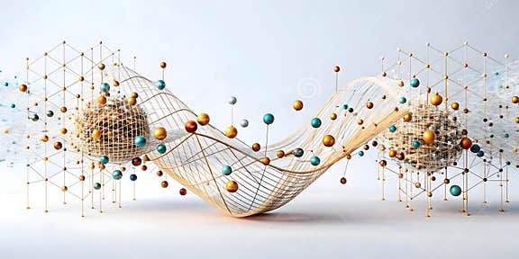 3D AI Powered Algorithmic Flow Vector Concept As a Clean Abstract Depicting Algorithmic Flow ...