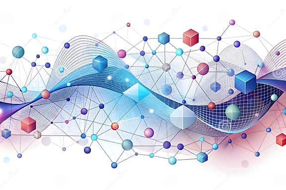 3d Ai Powered Algorithmic Flow Vector Concept As A Clean Abstract Depicting Algorithmic Flow