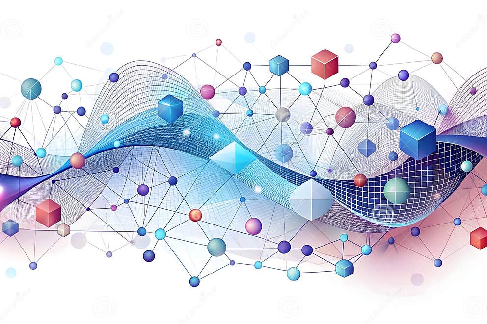 3d Ai Powered Algorithmic Flow Vector Concept As A Clean Abstract Depicting Algorithmic Flow
