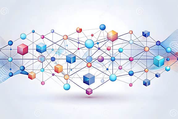 3d Ai Powered Algorithmic Flow Vector Concept As A Clean Abstract Depicting Algorithmic Flow