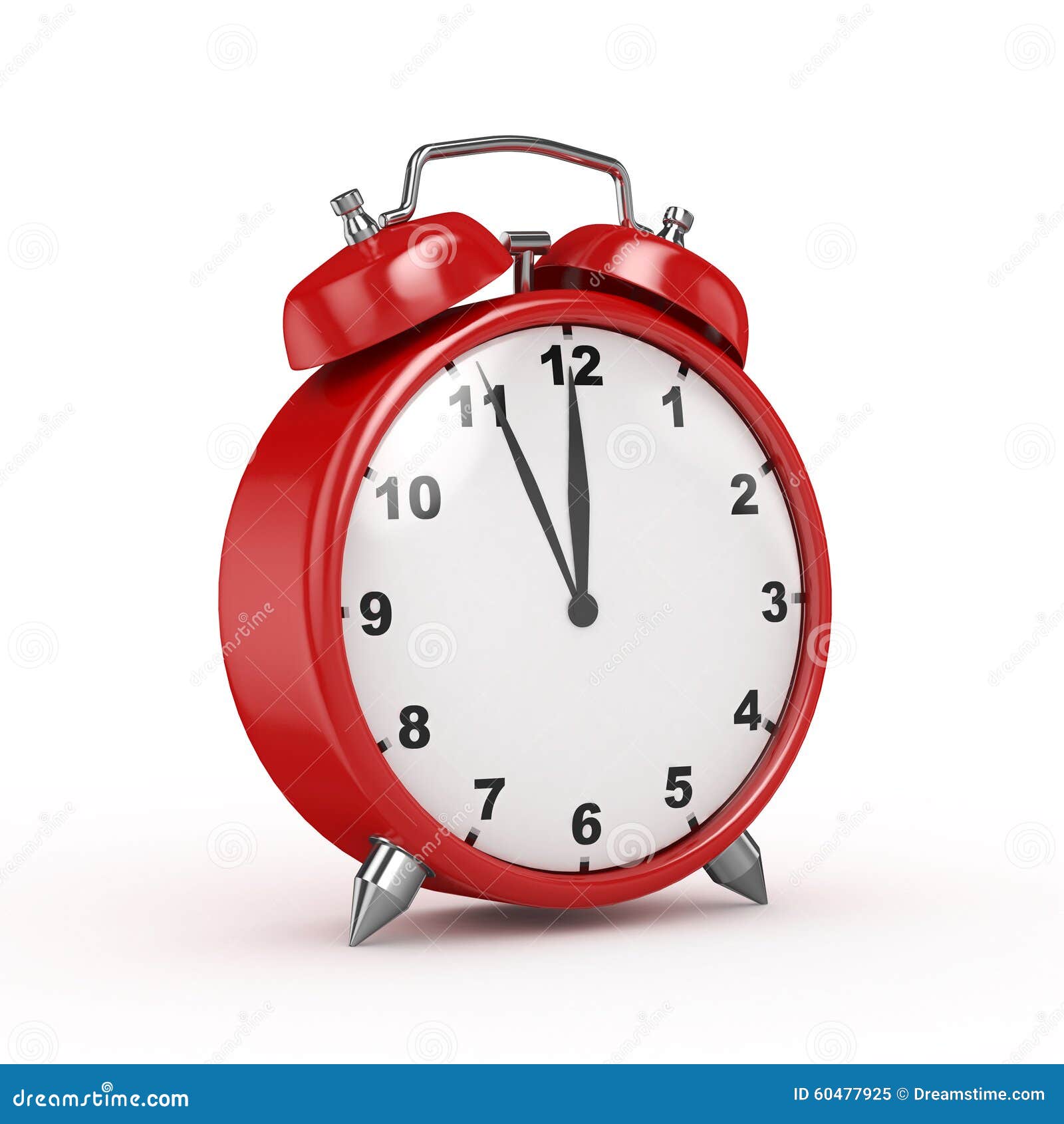 3d Alarm Clock (Perspective View) - Stock Illustration - Illustration ...