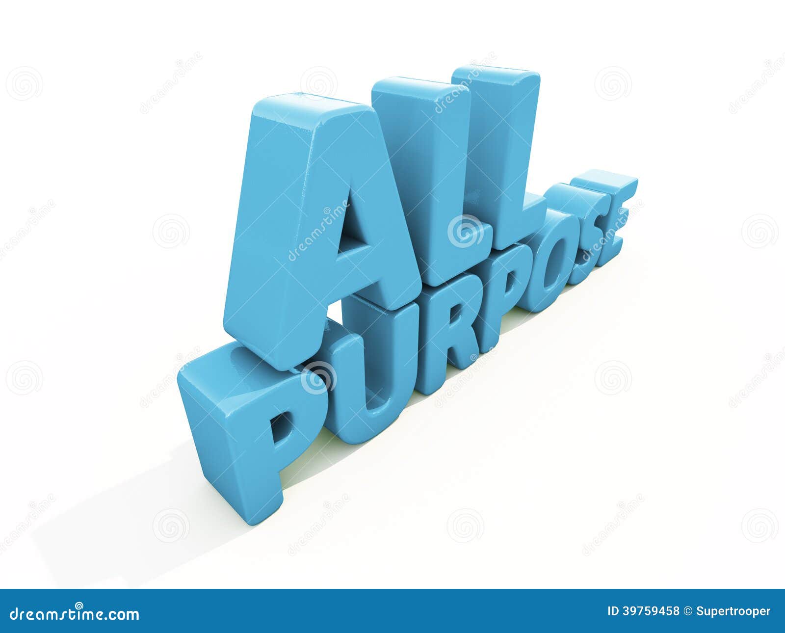 3d All Purpose stock illustration. Illustration of ready - 39759458