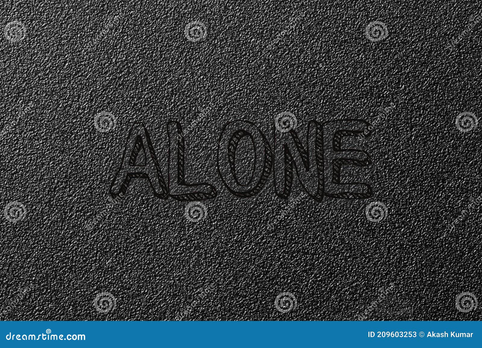 3d Alone Sign in Stroke Dimension Stock Image - Image of stroke ...