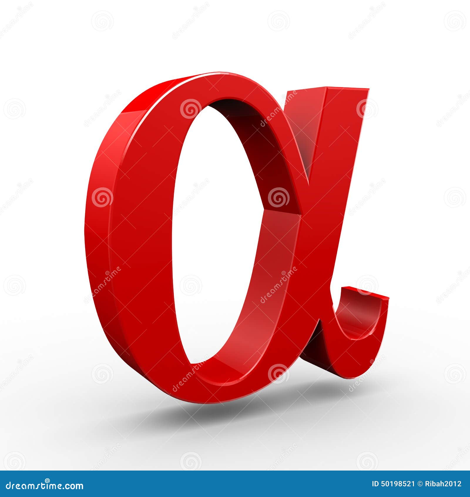 3d alpha symbol stock illustration. Illustration of character - 50198521