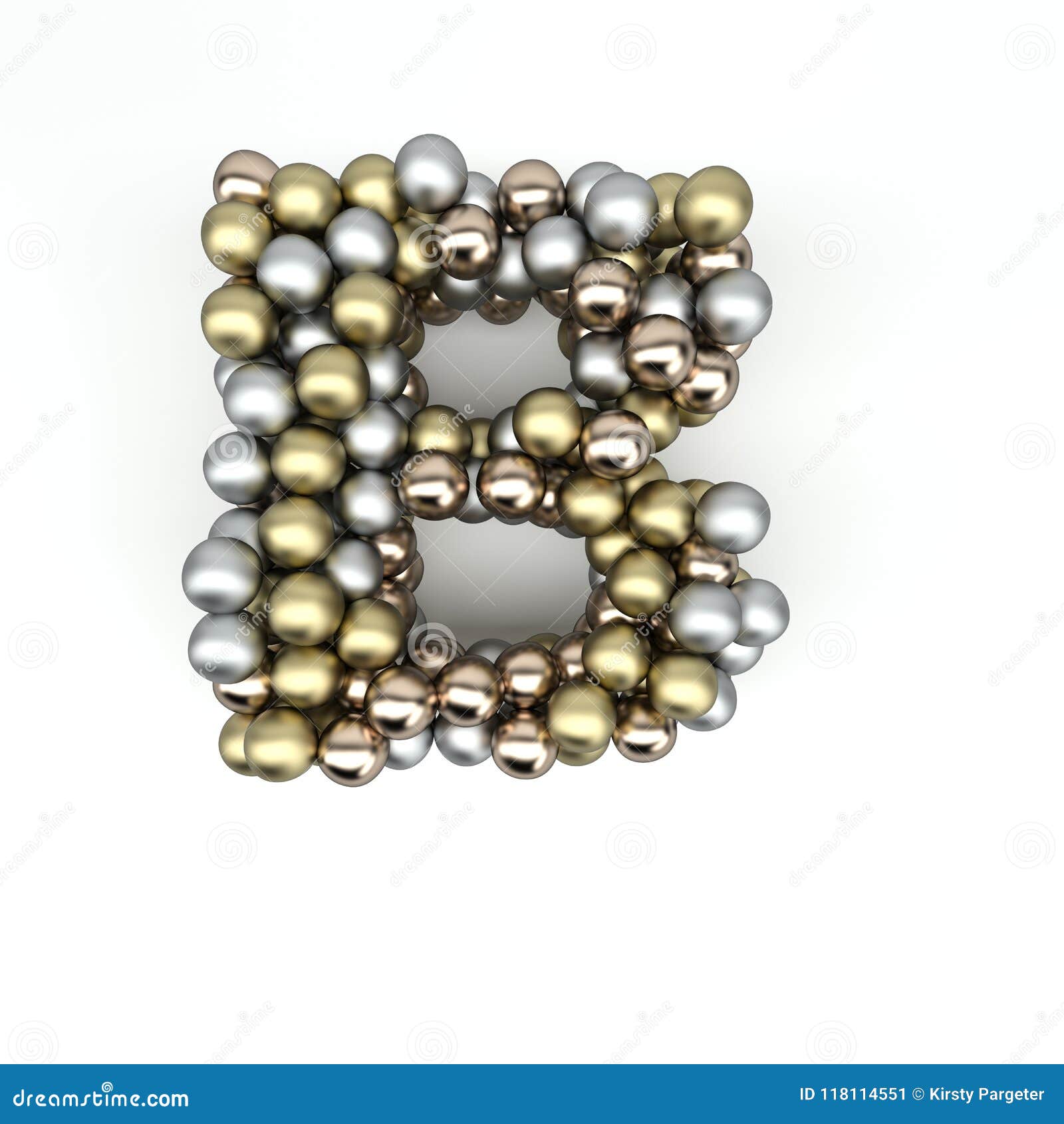 3D Alphabet Letter stock illustration. Illustration of isolated - 118114551