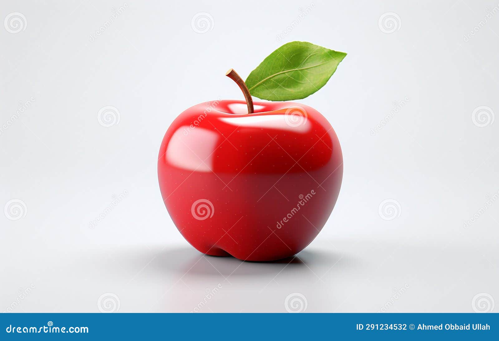 3D Animated Apple Icon. Generative by Ai Stock Illustration ...