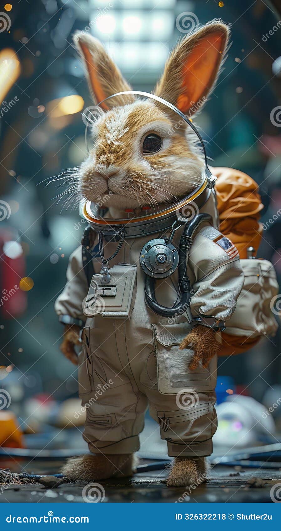 3D Animated Scenes Of A Rabbit Conducting Scientific Experiments In A ...