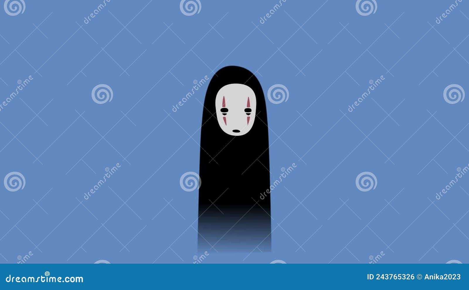 Kaonashi stock footage. Video of miyazaki, kaonashi - 243765326