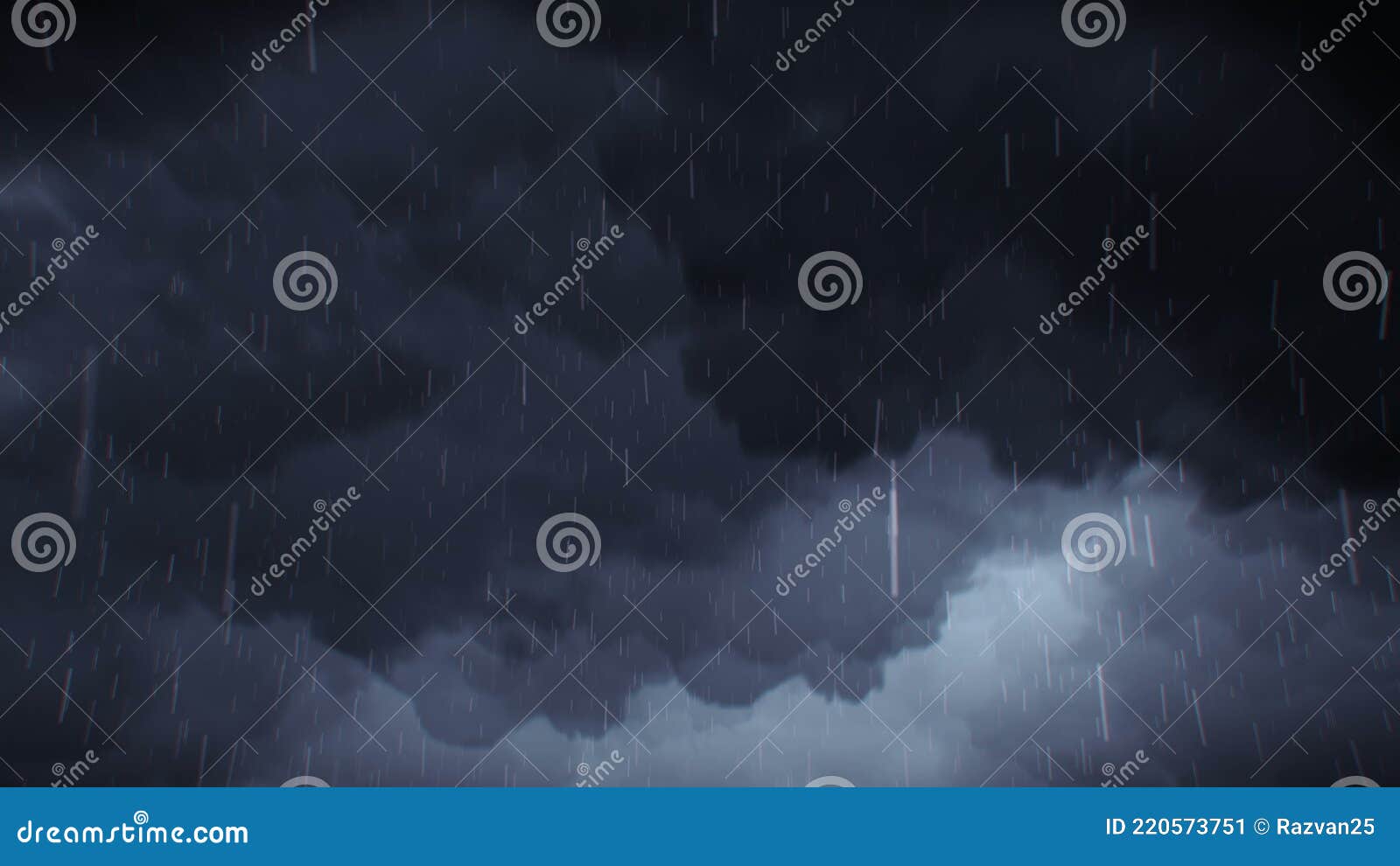 3d Animation of a Camera Flying through Stylized Storm Clouds Stock ...