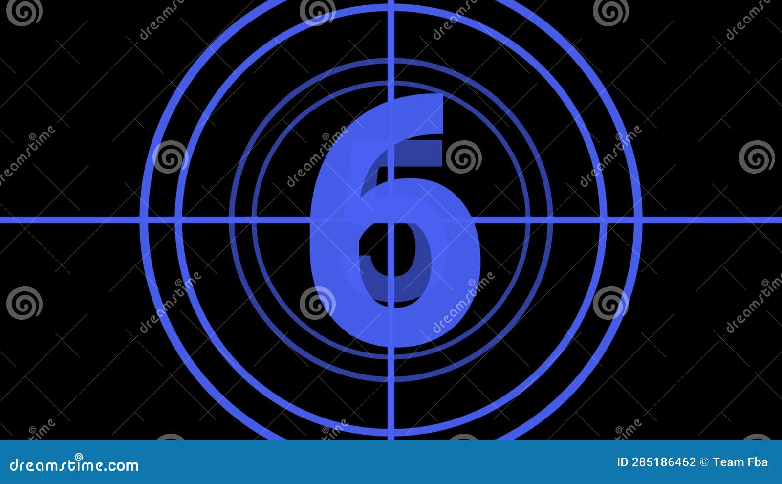 Countdown 2d animation stock footage. Video of animated - 285186462