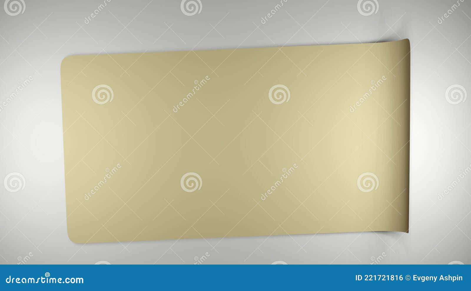 3d Animation a Folded Piece of Paper in a Roll Stock Footage - Video of ...