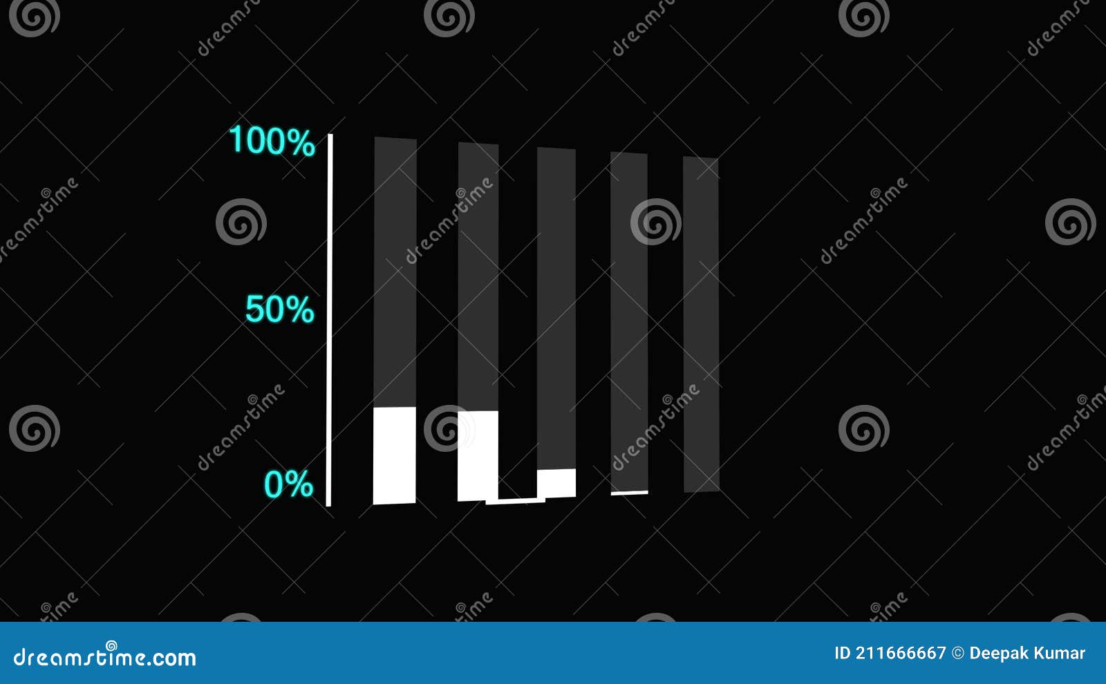 3D Animation Graph Growth Chart Infographic Stock Video - Video of ...