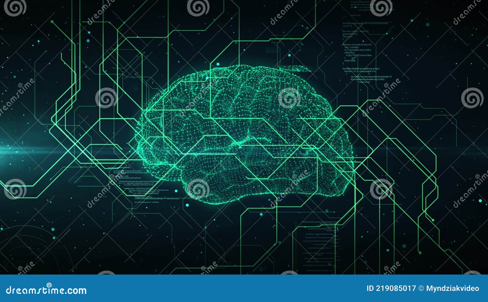 3d Animation Graphic Design of Brain and Brain Stem. 3D Animation of ...