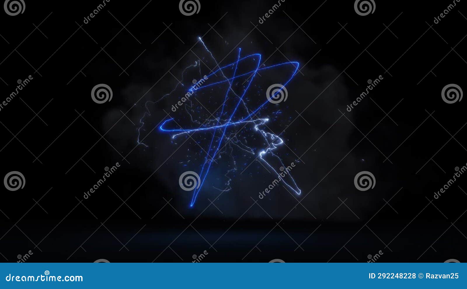 3d Animation of a High Voltage Electric Arc Discharge Stock Footage ...
