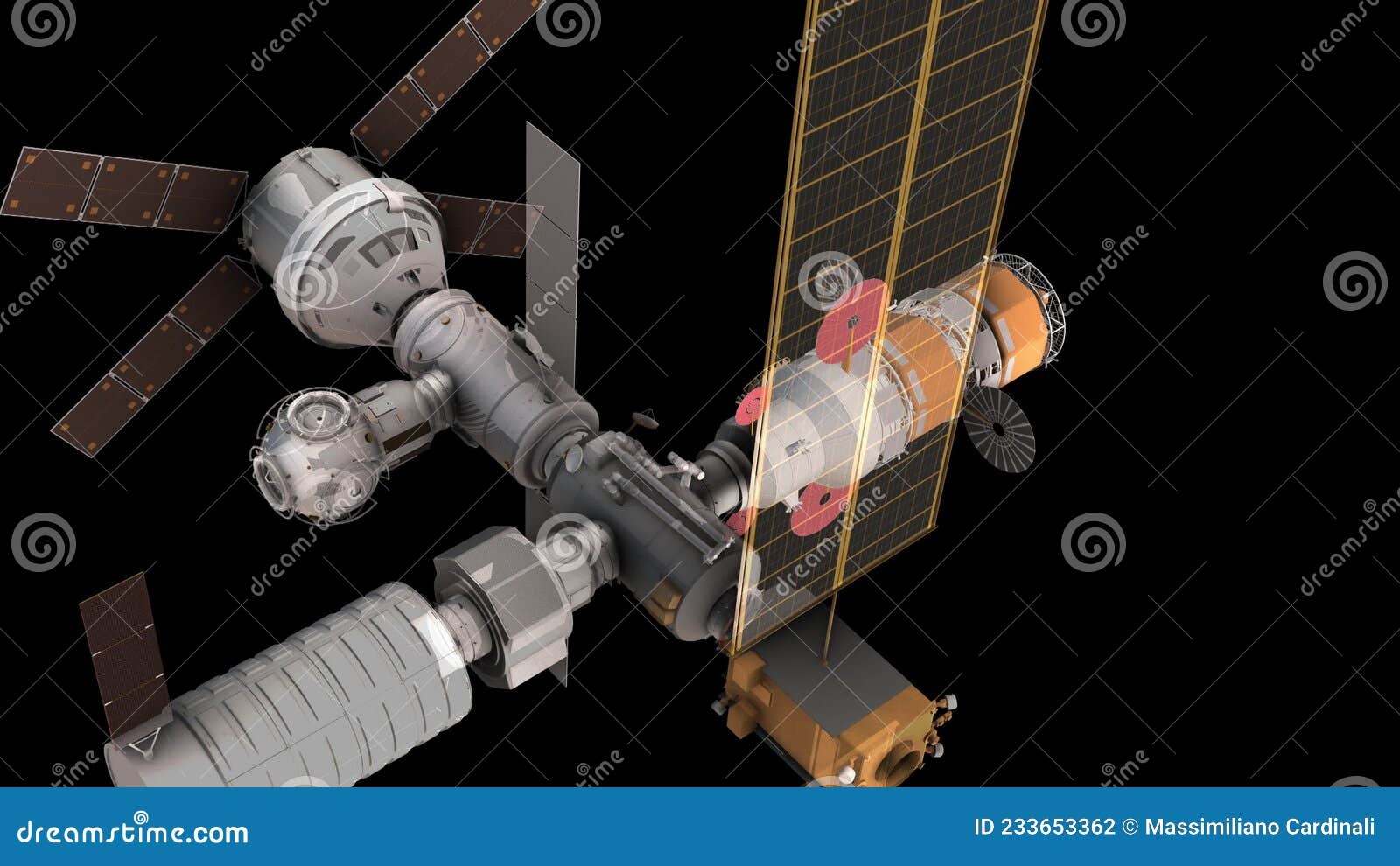 NASA Gateway - Human Lander System Stock Footage - Video of logistics ...