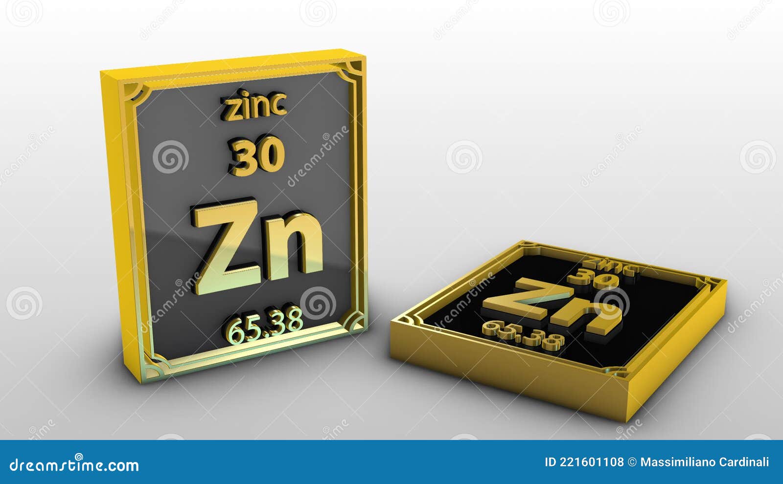 Periodic Table of Elements - Zinc - Zn Stock Footage - Video of idea ...