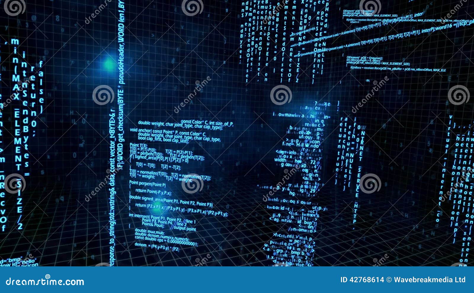 3d Animation about Network Data Flow Stock Footage - Video of data ...