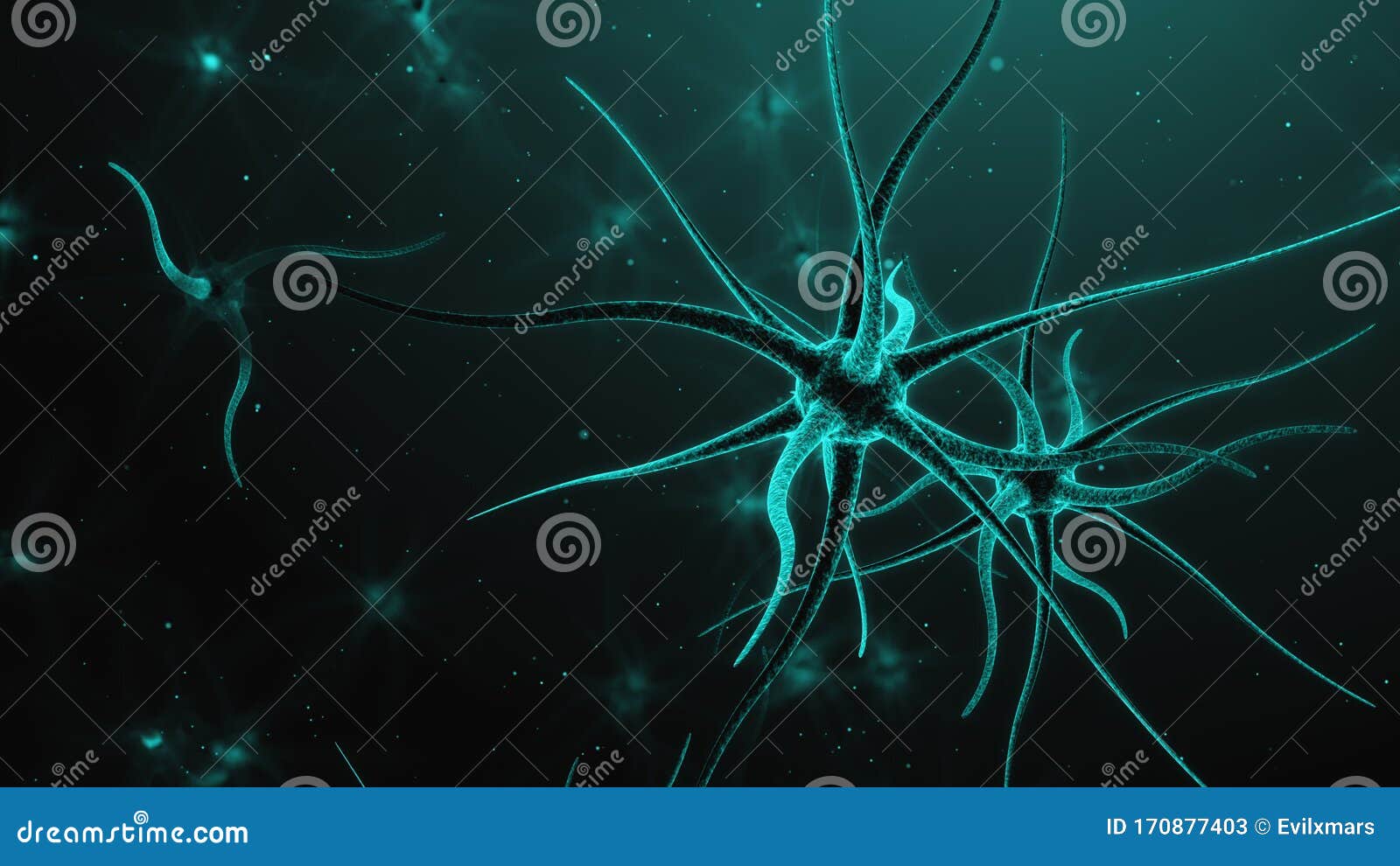 3d Animation of Neurons in the Brain Stock Video - Video of graphic ...