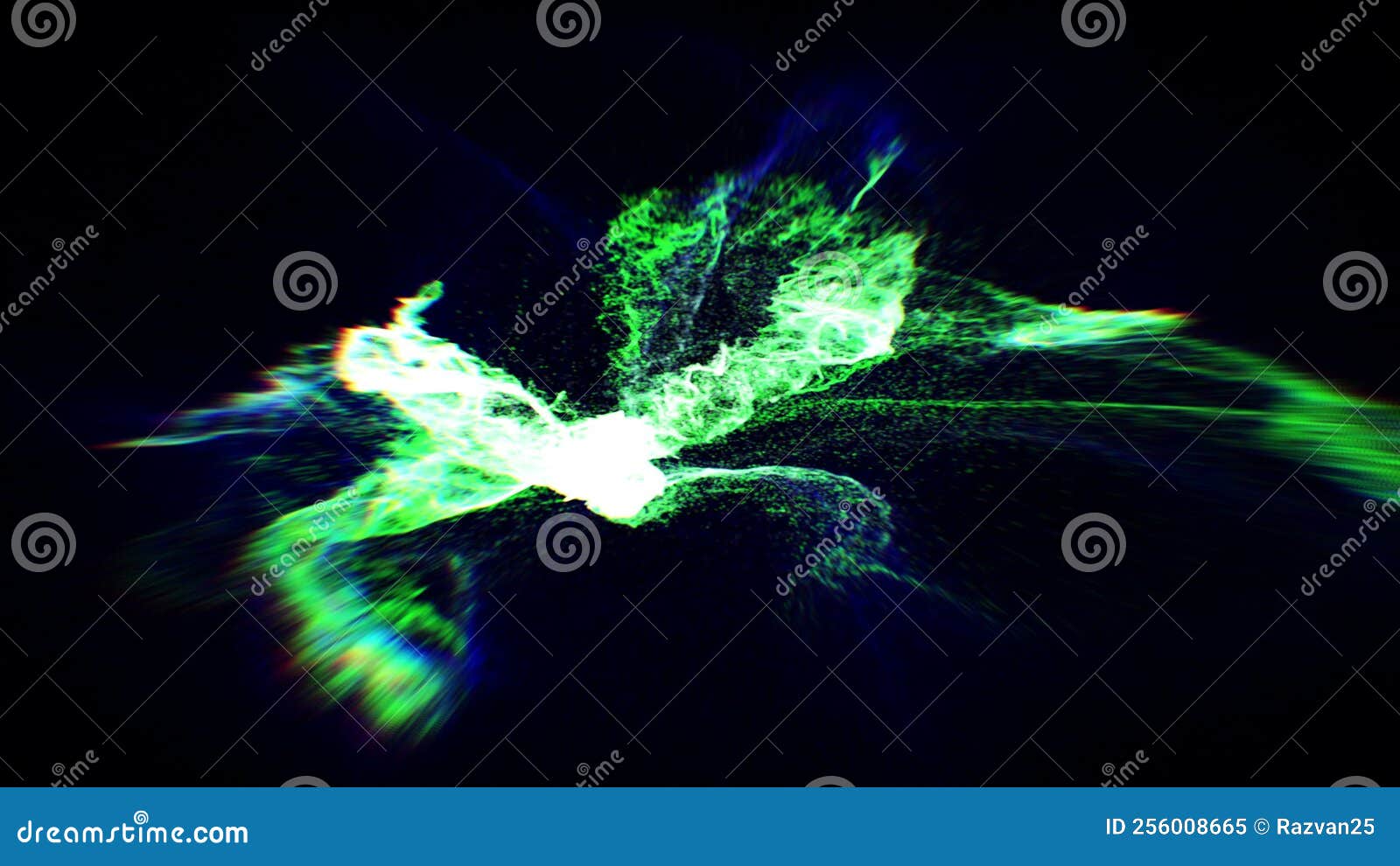 3d Animation of a Psychedelic Particles Background Stock Video - Video ...