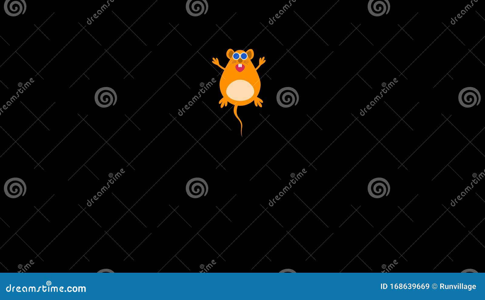2d Animation of Rat or Mouse Character Stock Video - Video of lantern ...