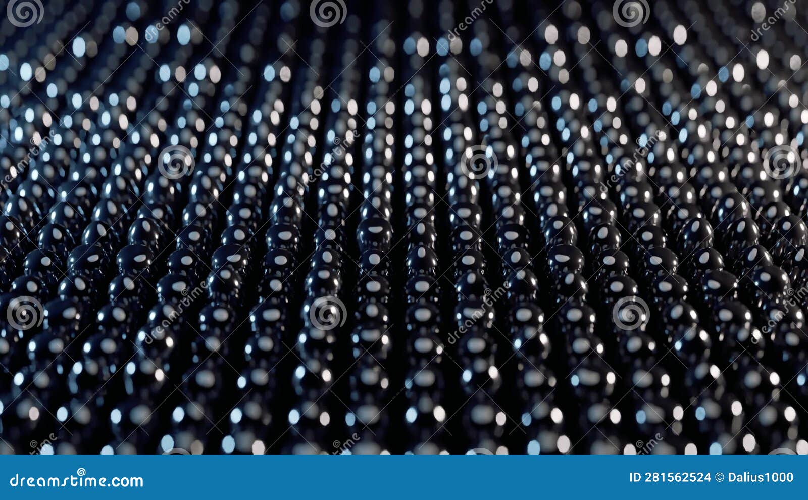 3D Animation Render - Abstract Moving Dark Wet Surface - Shallow Focus ...