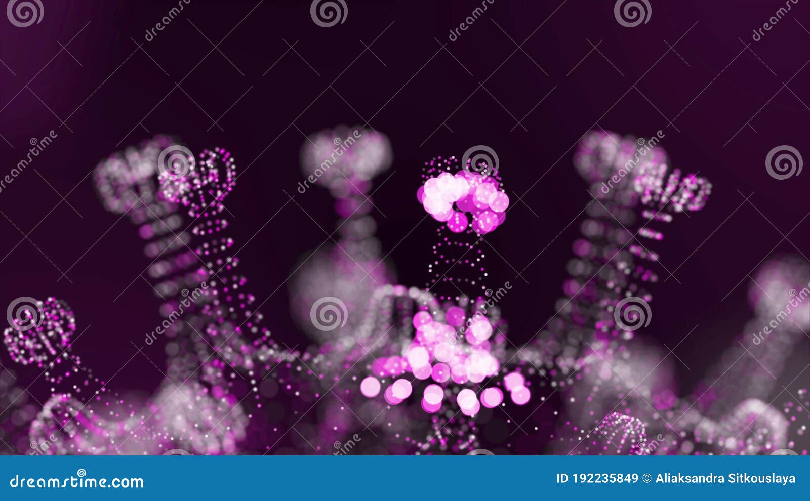 3D Animation Rendering of a Coronavirus. Pathogen Outbreak of Bacteria ...