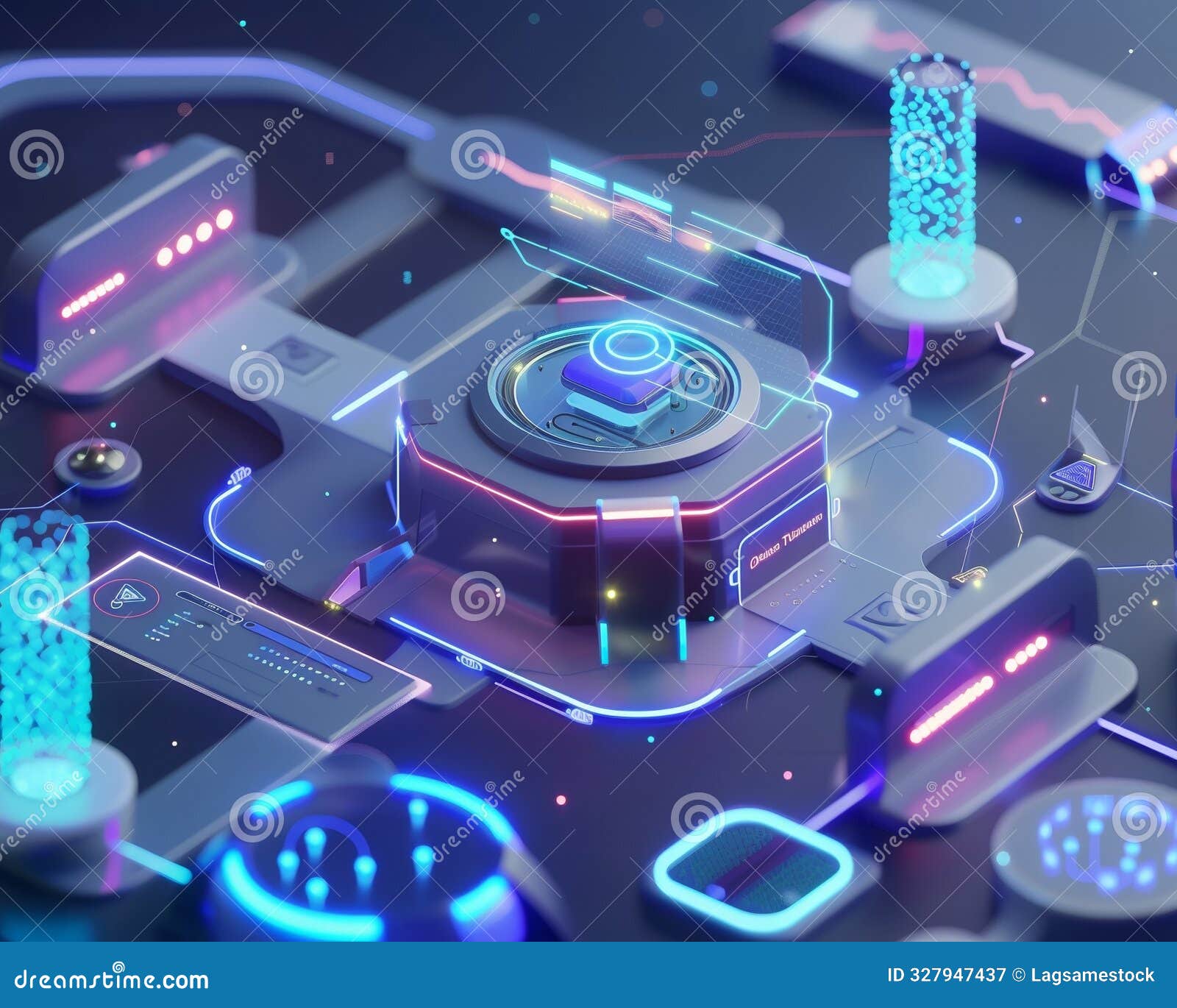 A 3D Animation Scene Representing the Technological Advances in ...