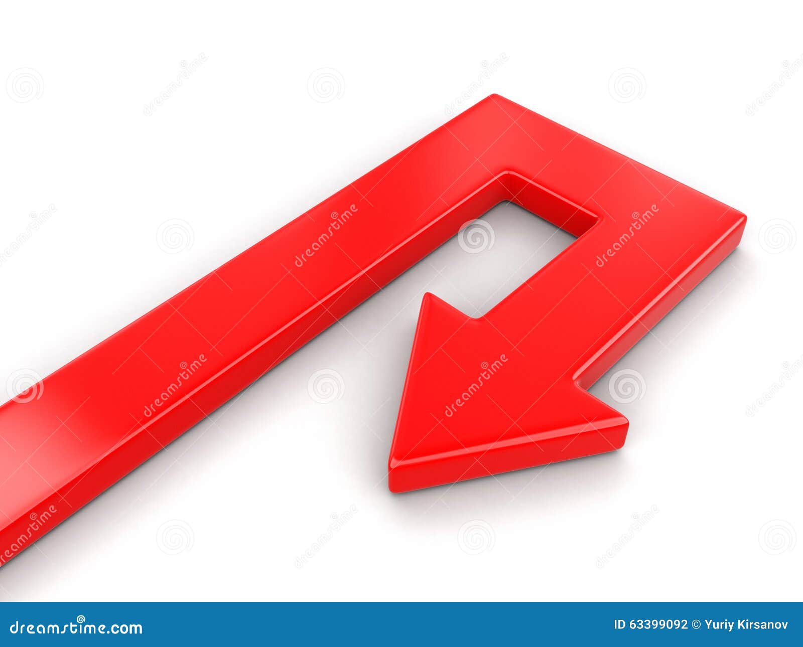 3d Arrow Back (clipping Path Included) Stock Illustration ...