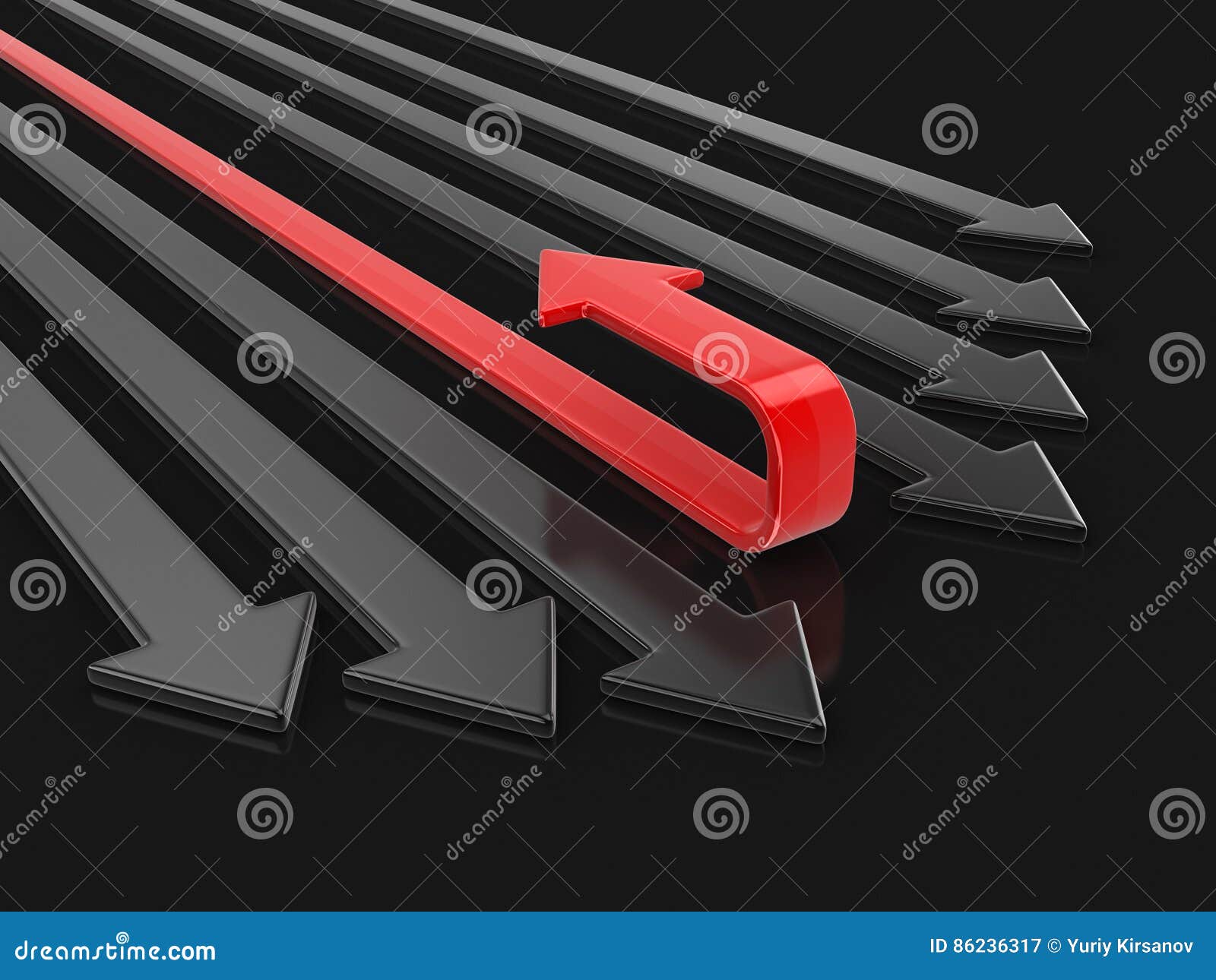3d Arrow back stock illustration. Illustration of shape - 86236317