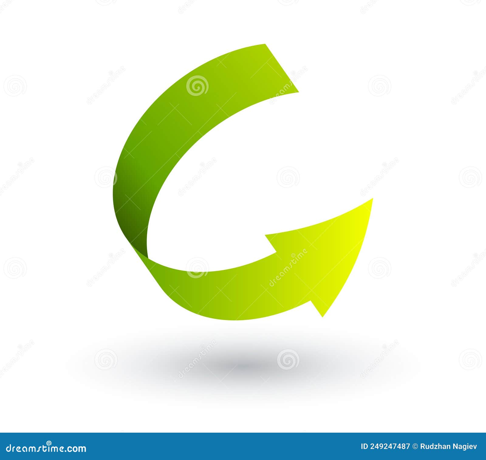 3D Arrow concept stock illustration. Illustration of collection - 249247487