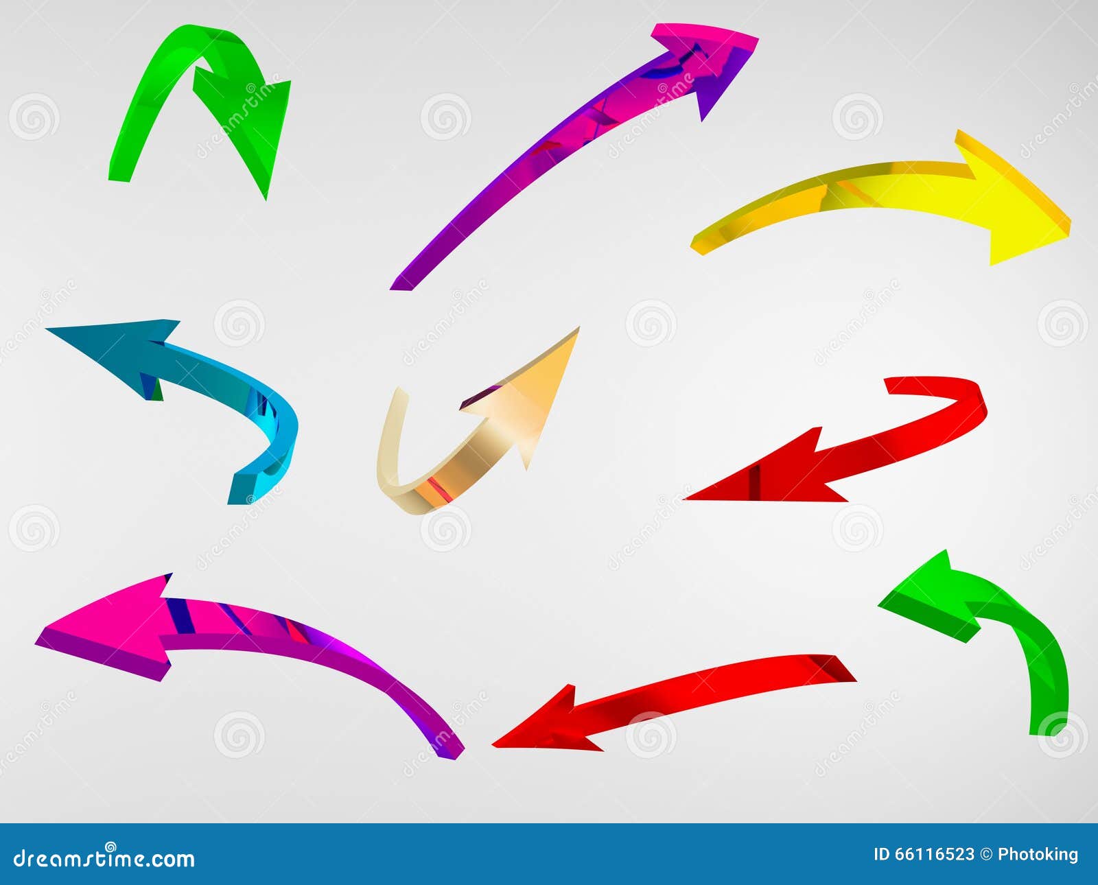 3d arrow stock illustration. Illustration of dimensional - 66116523