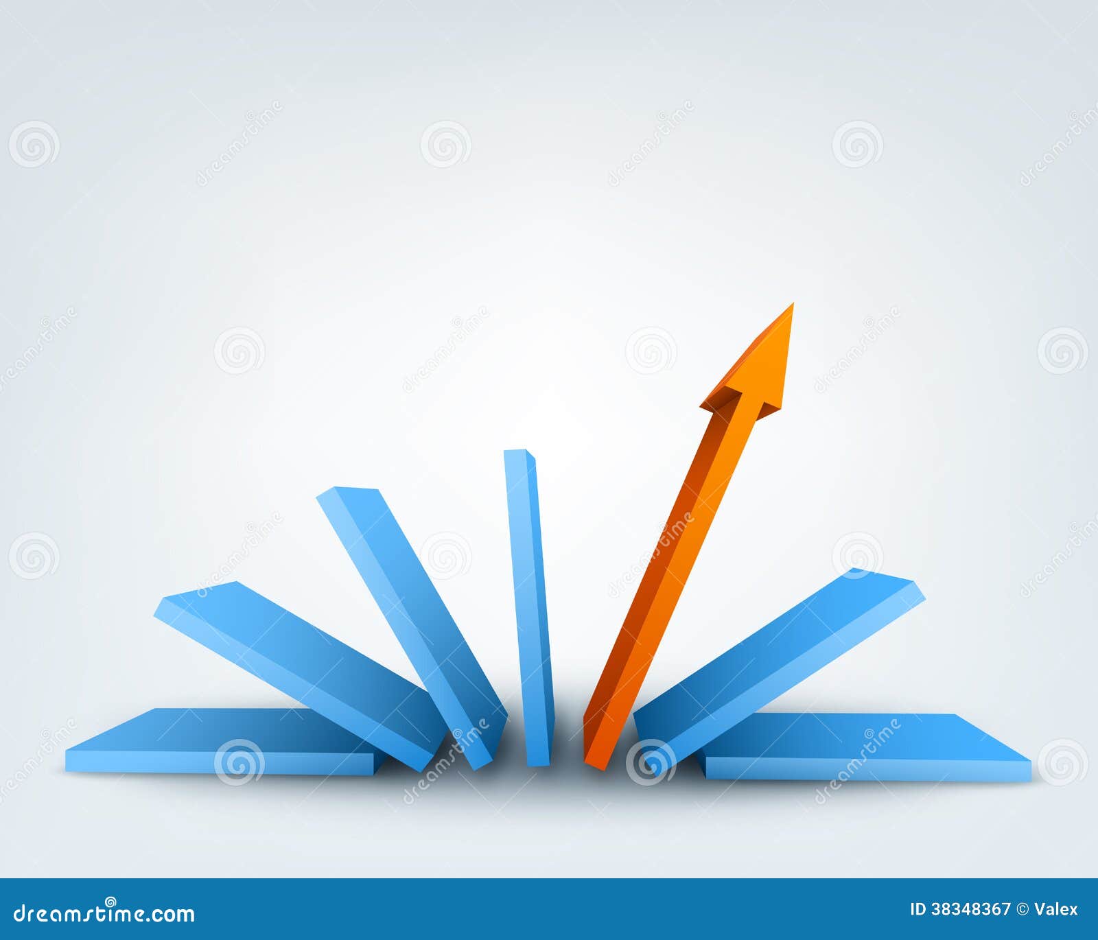 3d arrow stock vector. Illustration of graphic, abstract - 38348367
