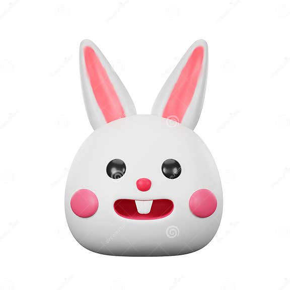 3d avatar profile rabbit stock image. Illustration of cartoon - 257788695