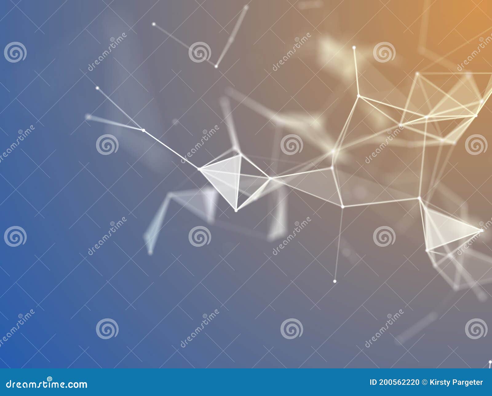 3D Background Design for Network Communications Stock Illustration ...