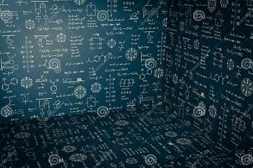 3d Background of Equations and Formulas of Mathematics, Physics and ...